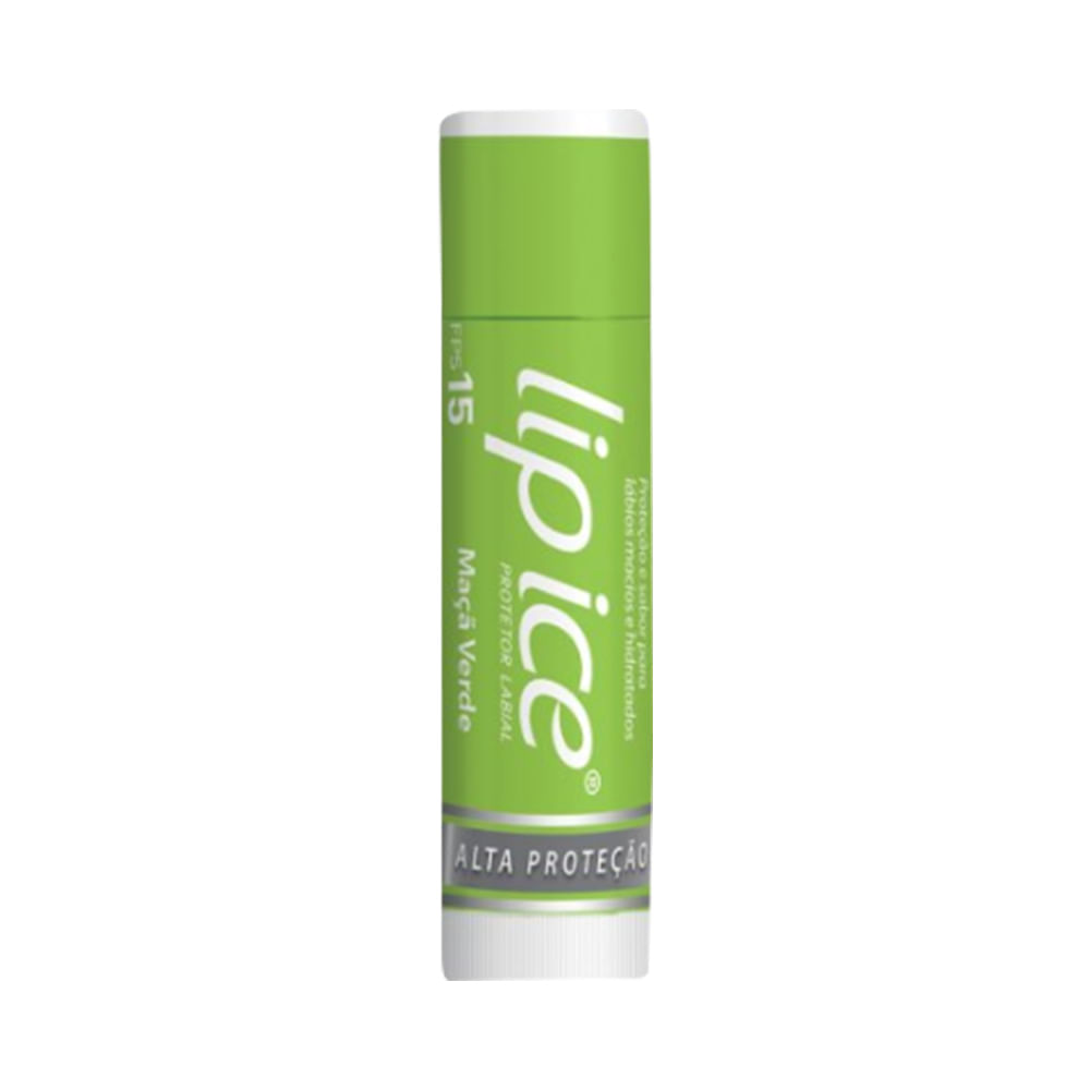 Protetor Labial Lip Ice Maçã Verde FPS15 - Ikesaki