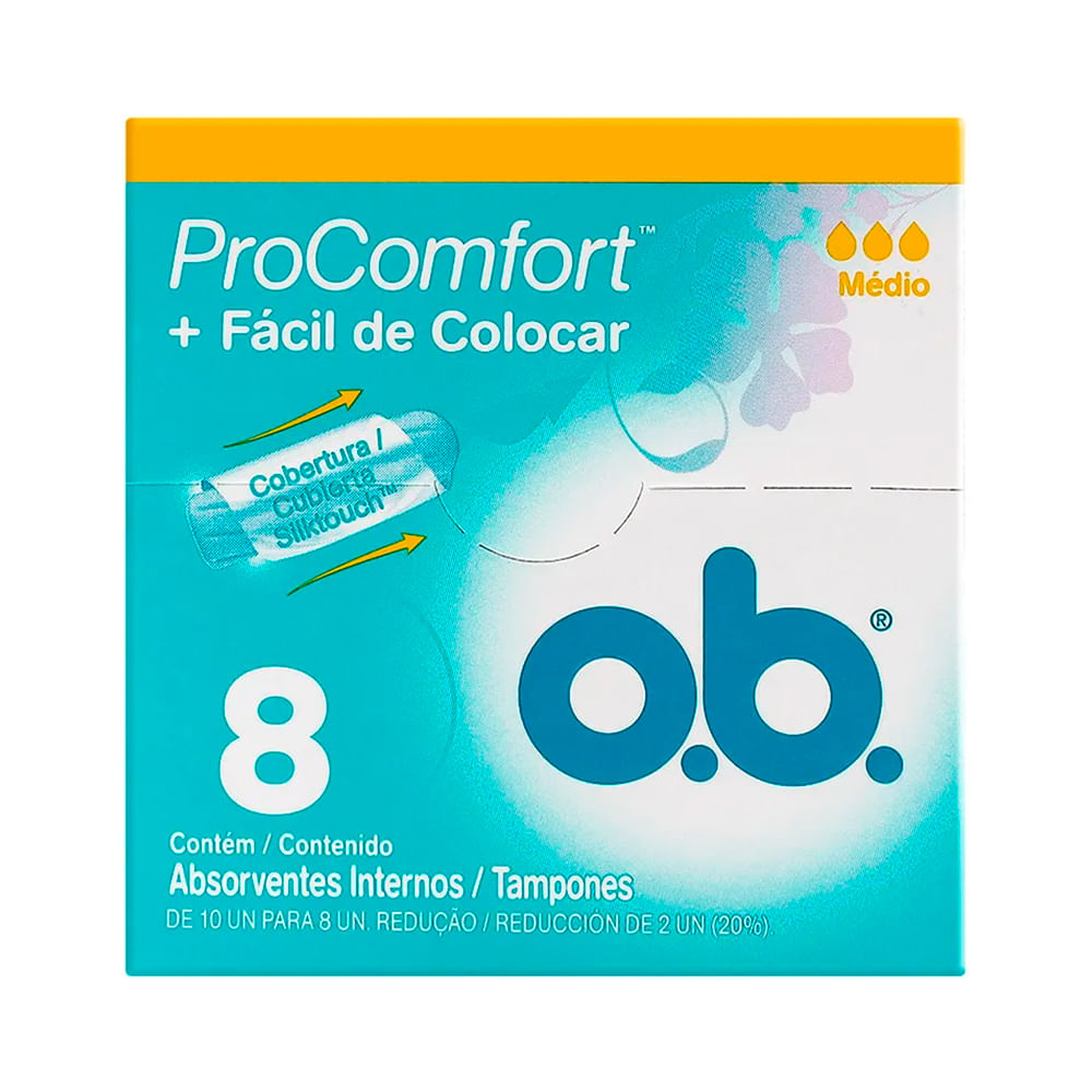 Absorvente Interno OB Pro Comfort Médio - Ikesaki