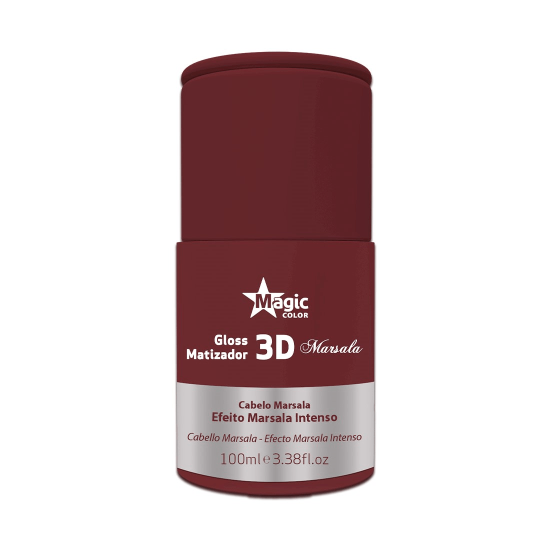 Matizador Magic Color Efeito Marsala Intenso - Ikesaki