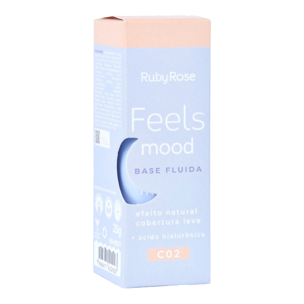 Base Fluida Ruby Rose Feels Mood C02 | Ikesaki Cosméticos - Ikesaki