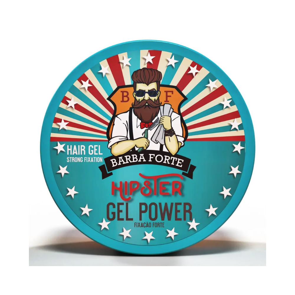 Gel Power Hipster Barba Forte 200g - Ikesaki
