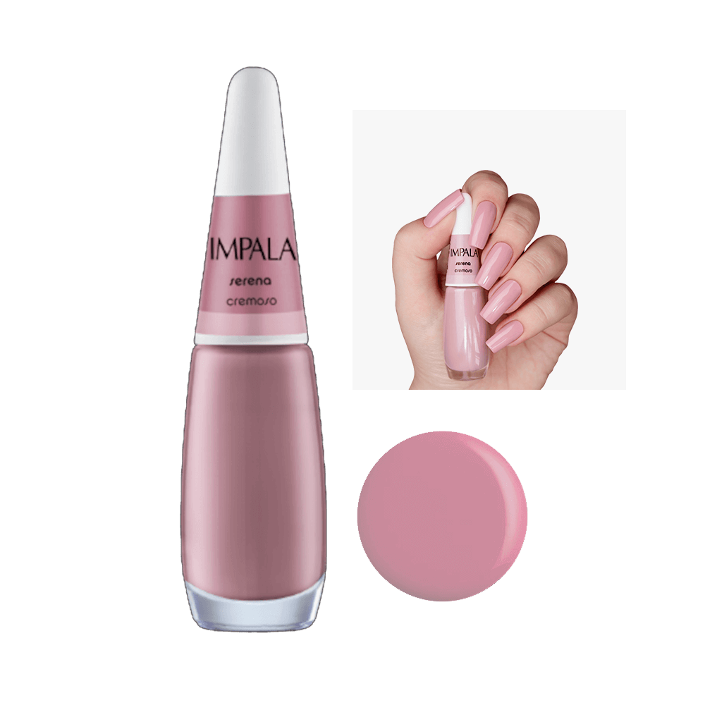 Esmalte Impala Cremoso A Cor da Sua Moda Serena - Ikesaki Esmalte Impala Cremoso A Cor da Sua Moda Serena - Ikesaki