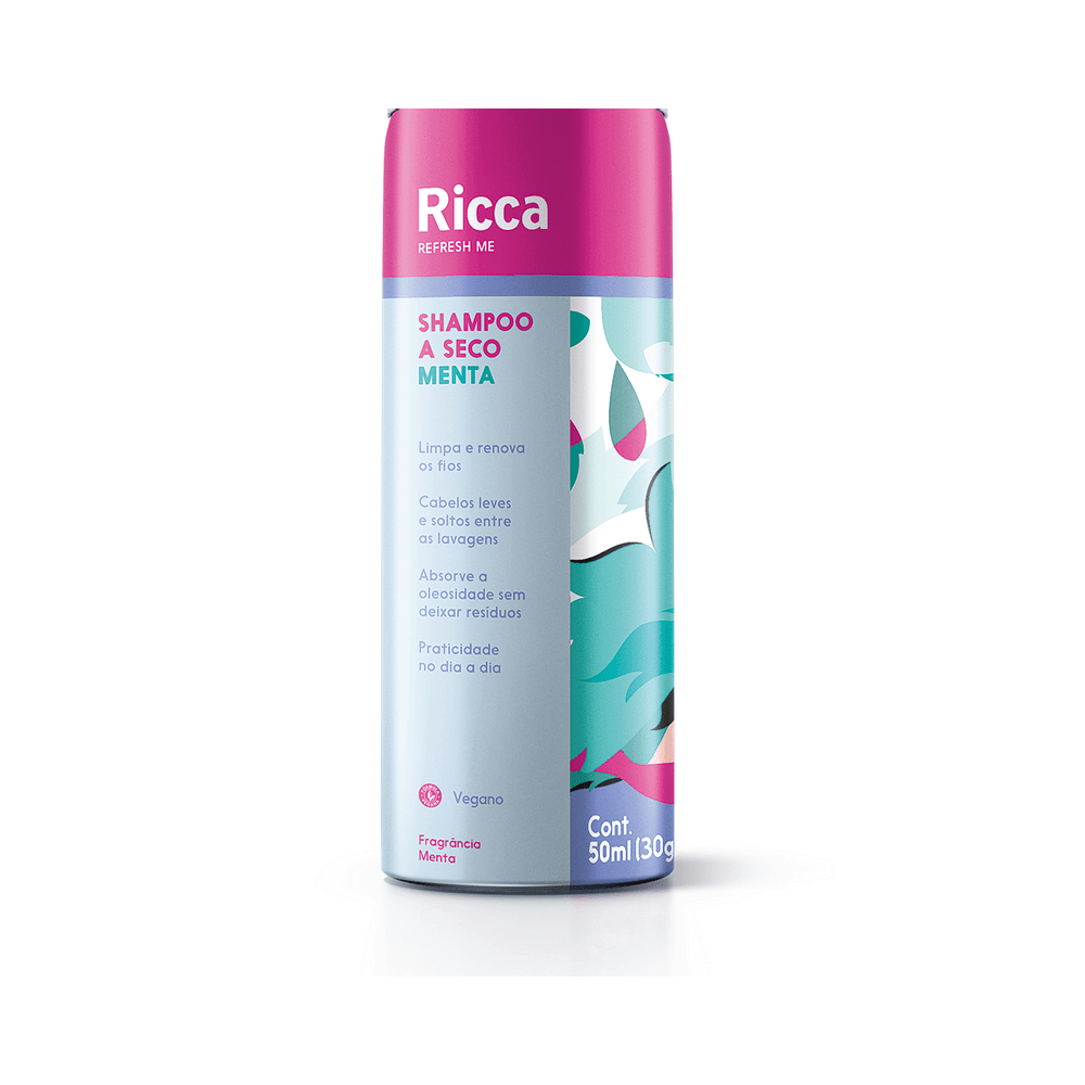 Shampoo a Seco Ricca Menta 50ml