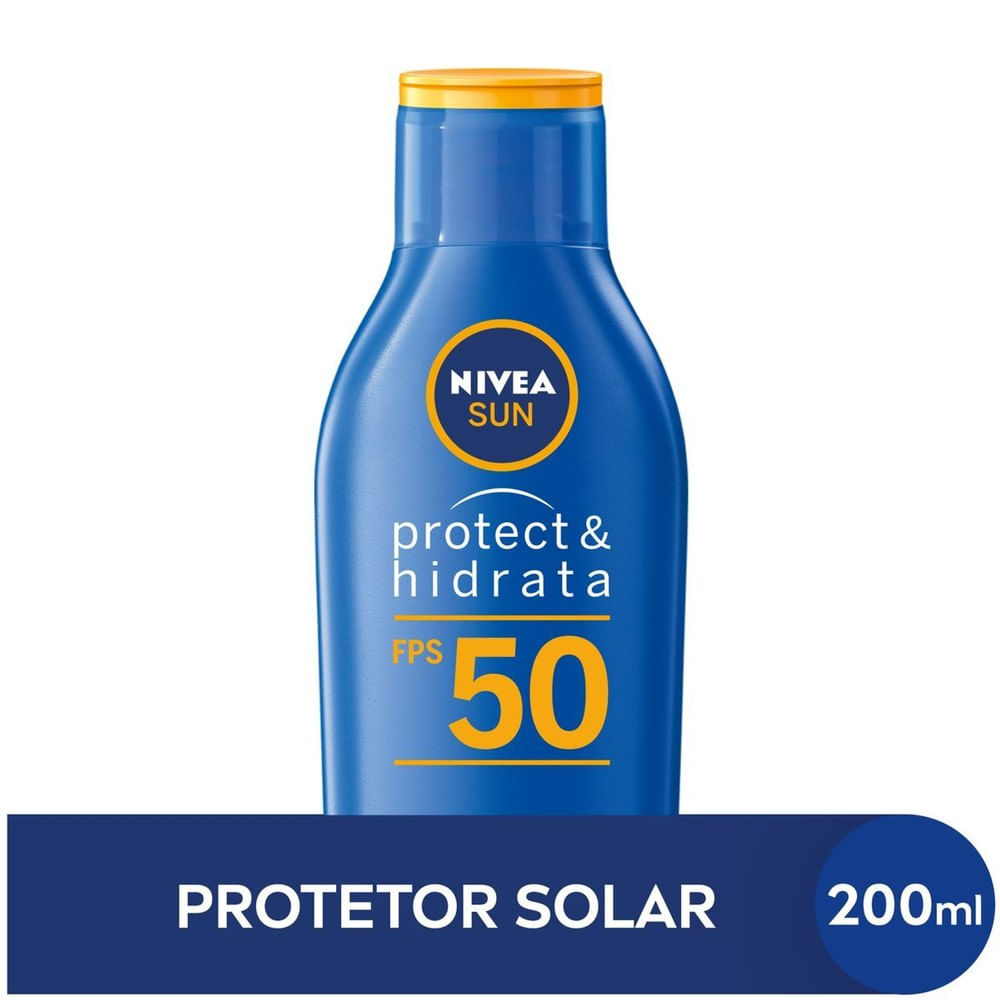 Protetor Solar Nivea Sun Protect & Hidrata FPS50 200ml - Ikesaki