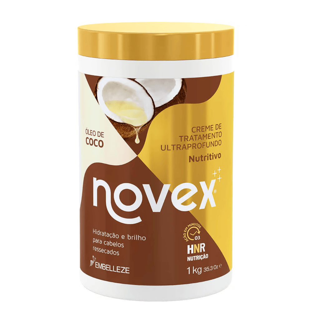 Máscara Capilar Novex Tratamento Óleo de Coco 1000g - Ikesaki