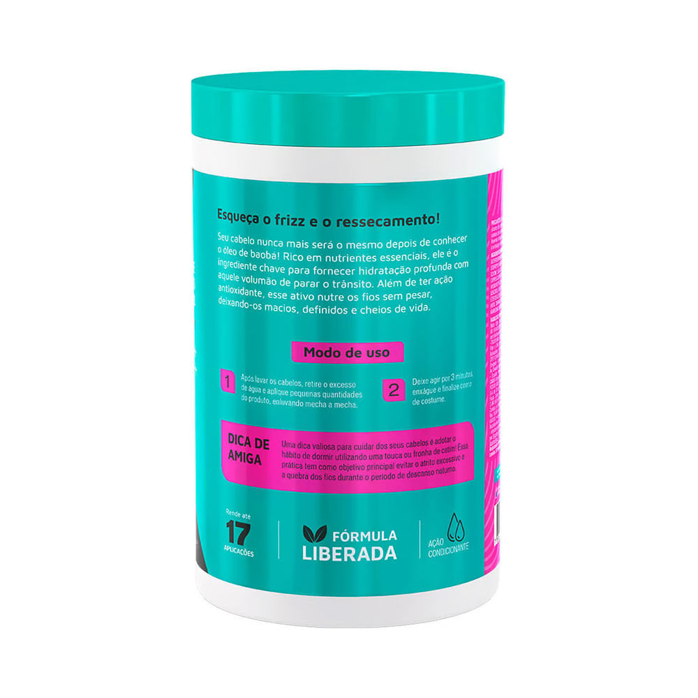 Máscara Capilar Novex Meus Cachos Santo Black Poderoso 400g - Ikesaki