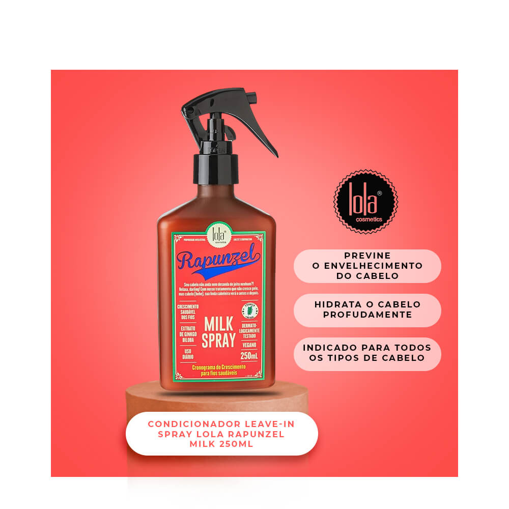 Condicionador Leave-in Spray Lola Rapunzel Milk 250ml