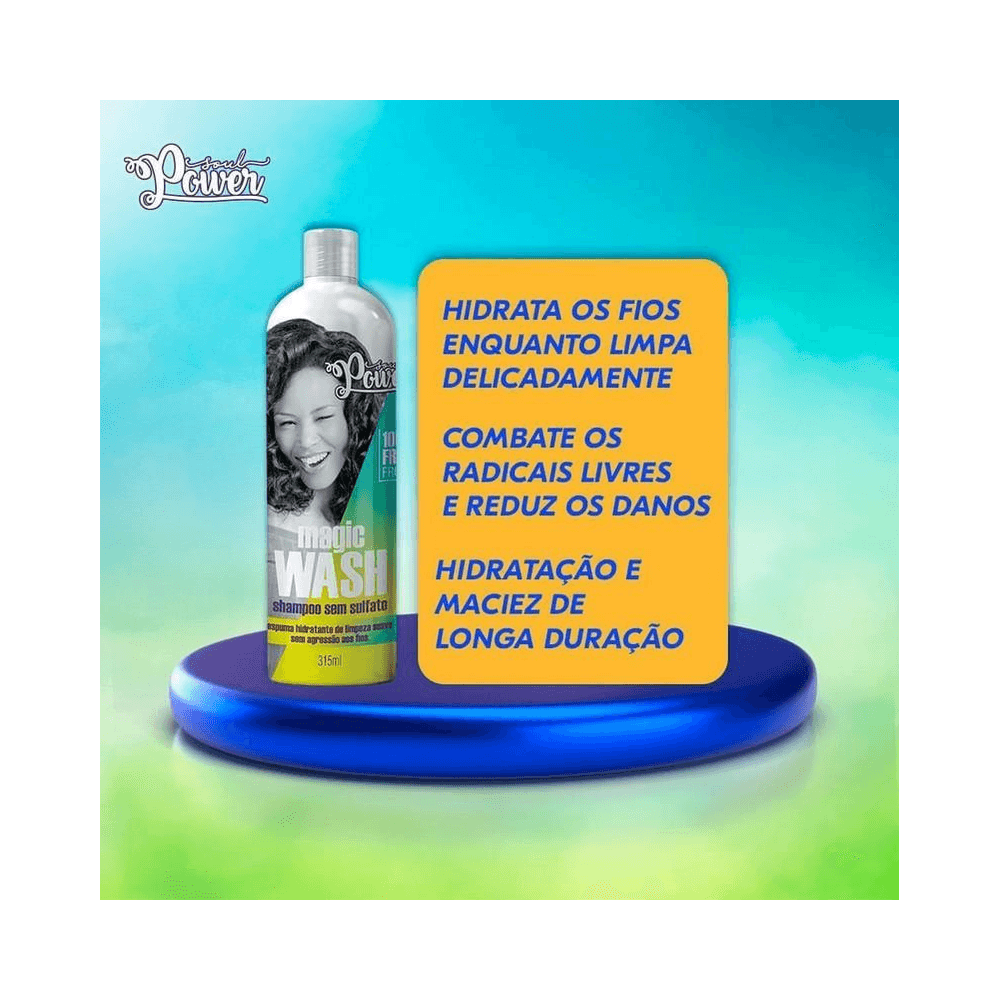 Shampoo Soul Power Magic Wash 315ml - Ikesaki