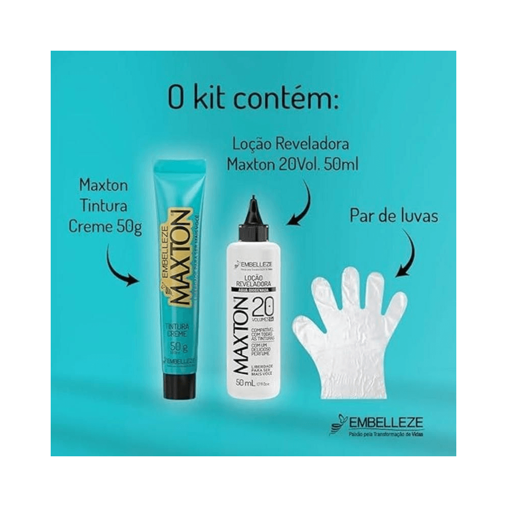 Coloração Maxton 1.0 Preto - Ikesaki