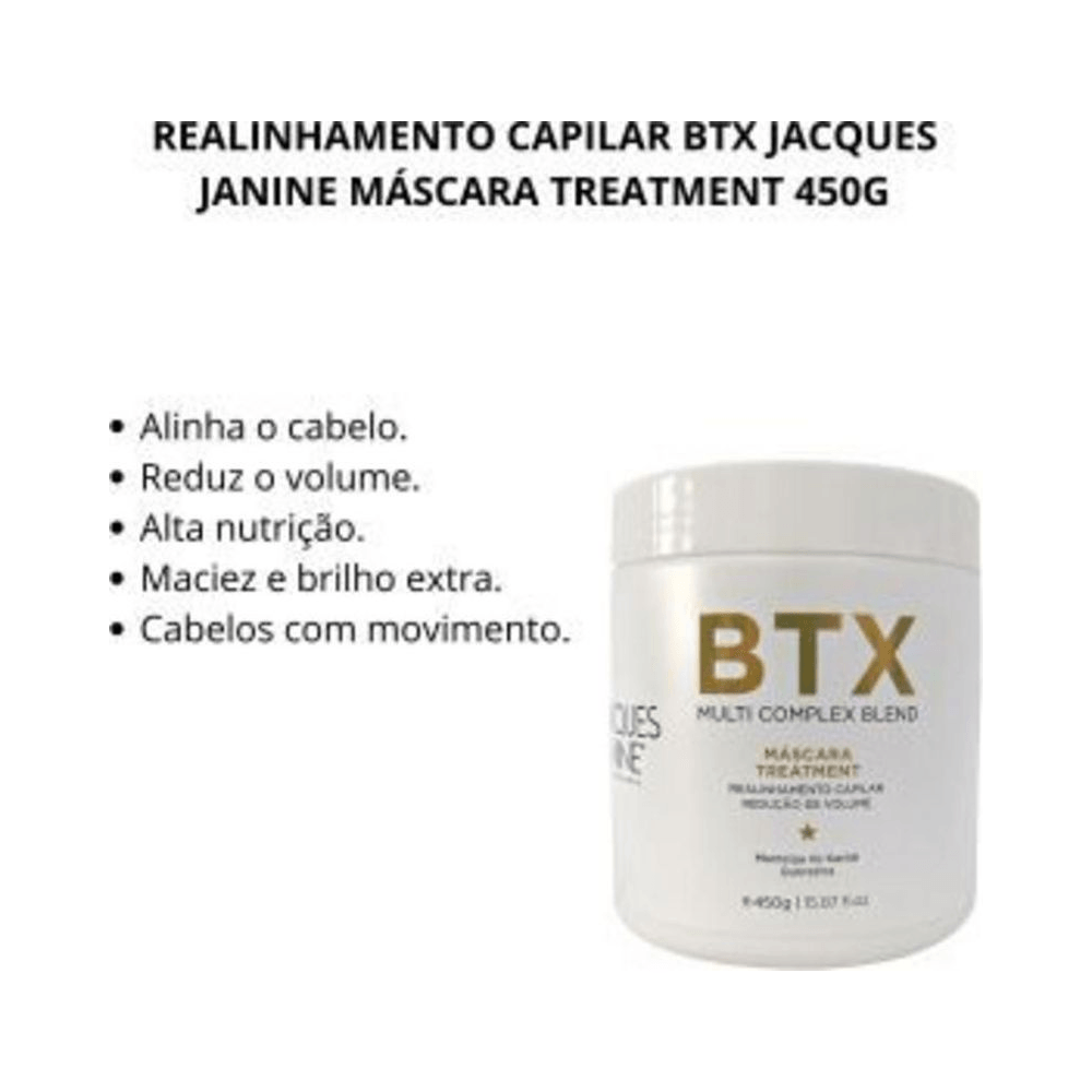 Btx Jacques Janine Multi Complex Blend Realinhamento Capilar 450g - Ikesaki