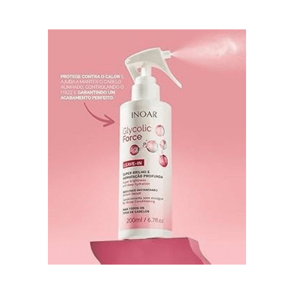 Leave-in Inoar Glycolic Force 200ml - Ikesaki