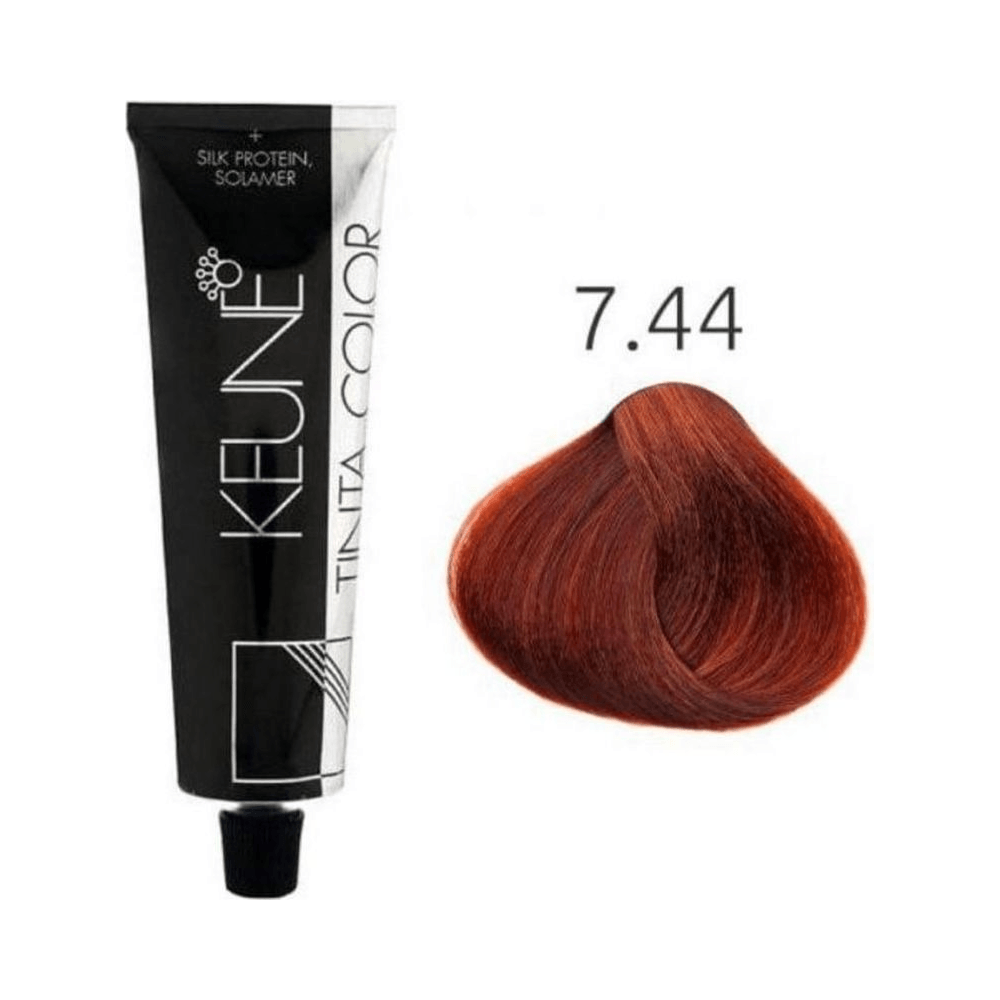 Coloração Keune Tinta Color 7.44 Louro Médio Cobre Intenso - Ikesaki
